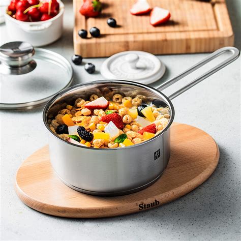 正品德国双立人nova Iii 16cm小炖锅不锈钢锅具小奶锅宝宝辅食锅虎窝淘