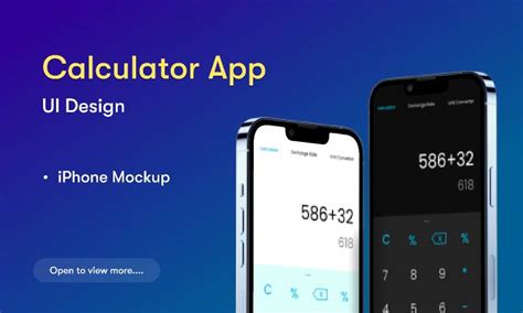 Calculator App UI Figma Mobile Template UI Free