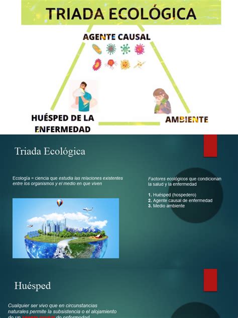 Triada Ecológica Pdf Infección Entorno Natural