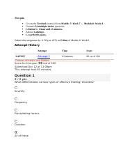 Week 8 Quiz Docx The Quiz Covers The Textbook Material From Module 7 Week 7 Module 8 Week