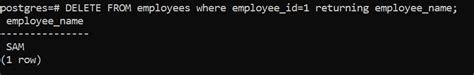 Postgresql Dml Statements Sqlservercentral