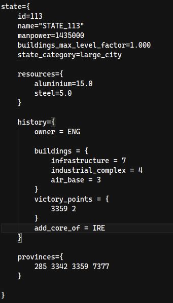 cores not working on state file hoi4modding