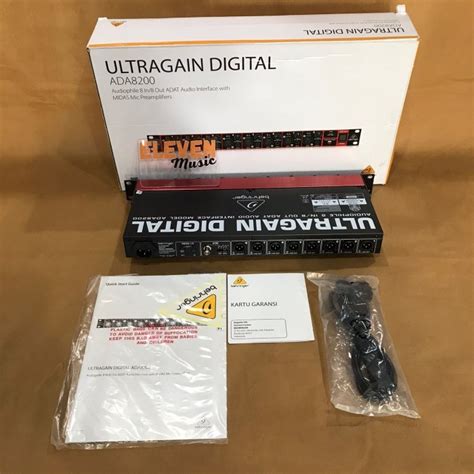 Jual Promo Behringer Ada 8200 8 In 8 Out Adat Audio Interface Dan Preamp Shopee Indonesia