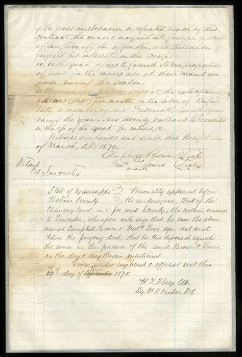 Sharecropping Contract