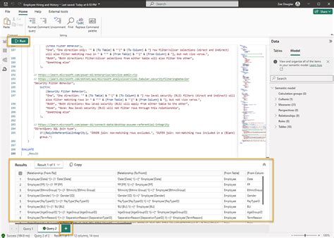Relationships Dax Query Using Inforelationships