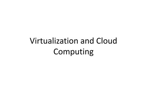 Virtualization Pptx