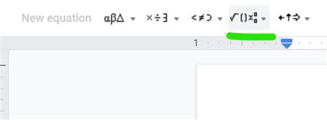 How To Insert A Square Root Symbol In Google Docs