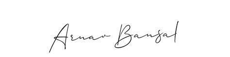 72 Arnav Bansal Name Signature Style Ideas Professional Esignature