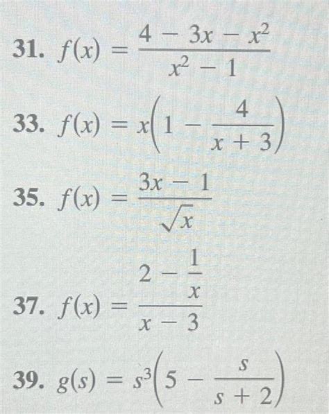 Solved Finding A Derivative In Exercises 31 42 Find The