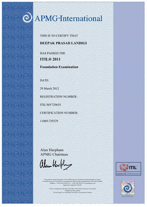 Itil V3 Certification Pdf