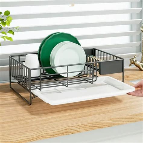 Сушилник за съдове Quasar And Co метал тава за отцеждане 40 5 X 26 2 X 13 Cm Черен Emag Bg