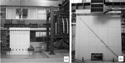 Test Setups A Shake Table Testing B Quasi Static Testing Download Scientific Diagram