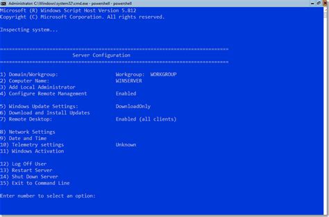 Windows Server 2019 Powershell