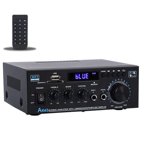 Buy Stereo Home Audio Amplifier Bluetooth 50 Amplifier 300wx2 Dual