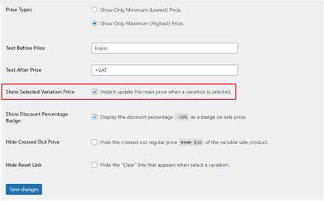 How To Replace Variation Price Range By The Chosen Variation Price In Woocommerce Variable