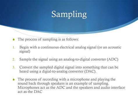 PPT Digital Audio Sampling PowerPoint Presentation Free Download ID 1502853