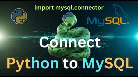 Connect Python To Mysql Database Complete Tutorial Youtube