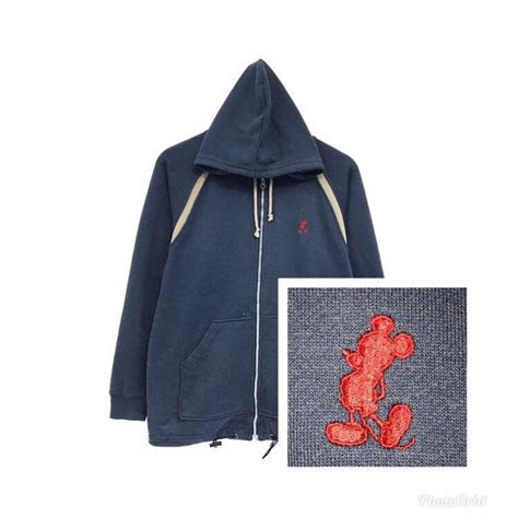 Mickey Mouse Mickey Mouse Zipped Up Small Logo Hoodie Grailed