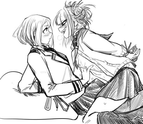 Uraraka Ochako And Toga Himiko Boku No Hero Academia Drawn By Lam