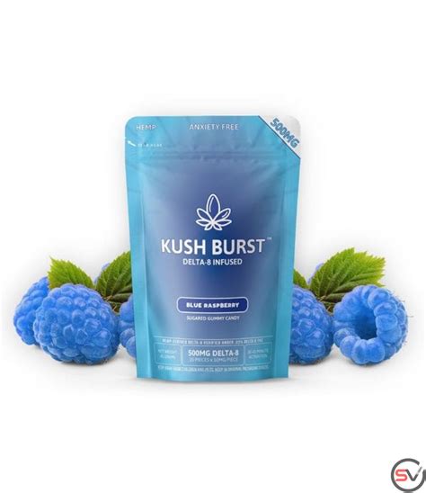 Kush Burst Delta 8 Thc Gummies 10 Piece 500mg