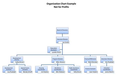 13 Free Non Profit Organizational Charts PDF Excel