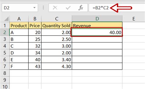 How To Calculate Total Revenue In Excel SpreadCheaters