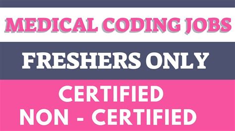 Medical Coding Jobs Freshers Only Freshersjob Remote