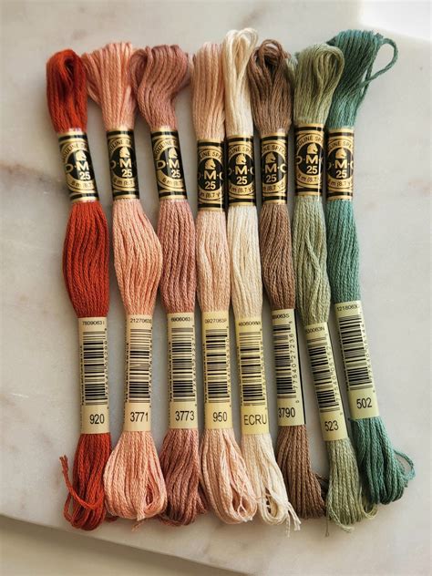 The Bungalow Palette Embroidery Floss Thread Pack Artofit