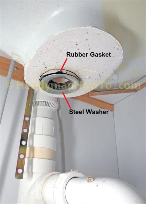 How To Replace A Pop Up Sink Drain Install The New Drain HandyManHowTo