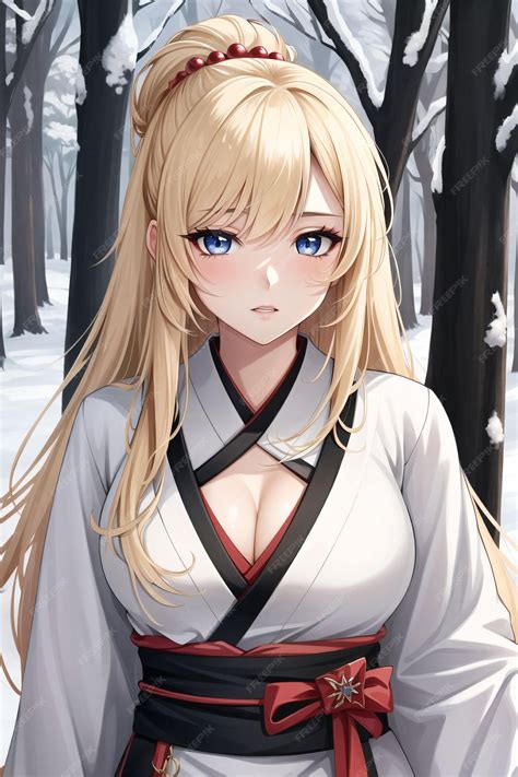 Premium Ai Image Anime Girl In A Forest
