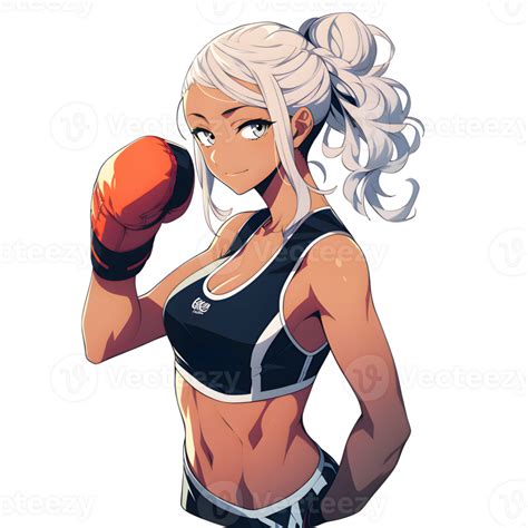 Anime Girl Sticker The Boxer 24525722 Png