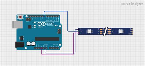 How To Use Ws2812 Rgb Led Strip Pinouts Specs And Examples Cirkit
