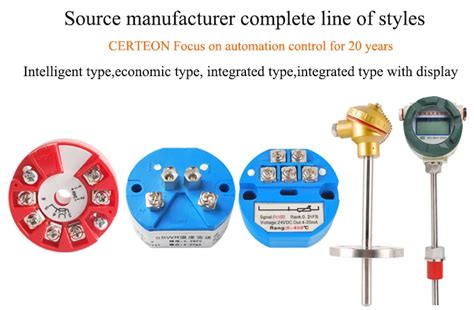 CERTEON Degree Modbus Pt RTD PT Sensor Transmitter