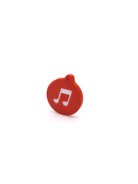 NFC Music Tag D Printed Smart Tag Eco Friendly Keyring Gift Etsy