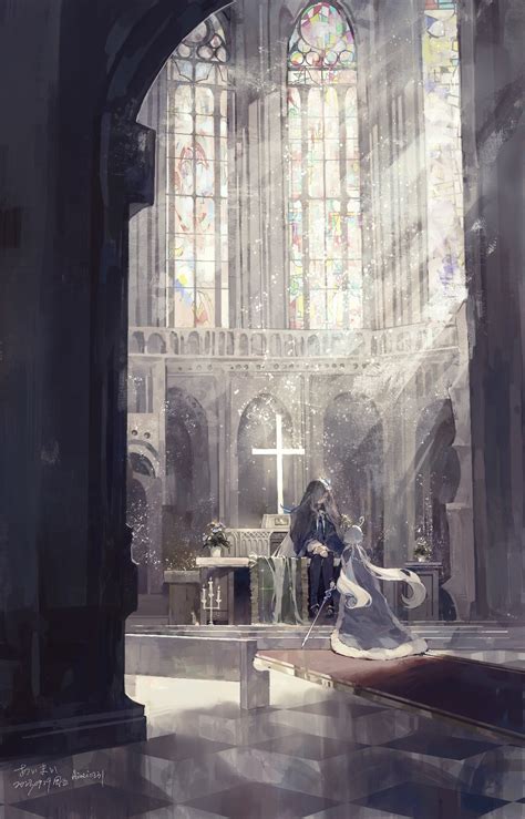 Furina And Neuvillette Genshin Impact Drawn By Xuemen Danbooru