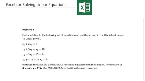 Solver For Linear Equations At Albert Prowell Blog