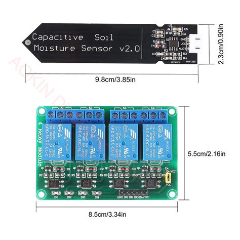 Automatic Irrigation DIY Kit Self Watering System For Garden Plant With Capacitive Soil Moisture