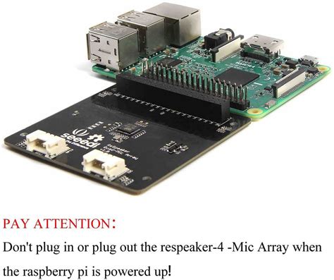 Microphone Speech Voice Recognition Module For Raspberry Pi Array 4 Mi Makerfocus