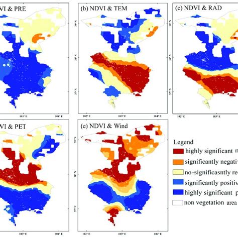 Spatial Temporal Distribution Diagram Of The Response Of Vegetation In