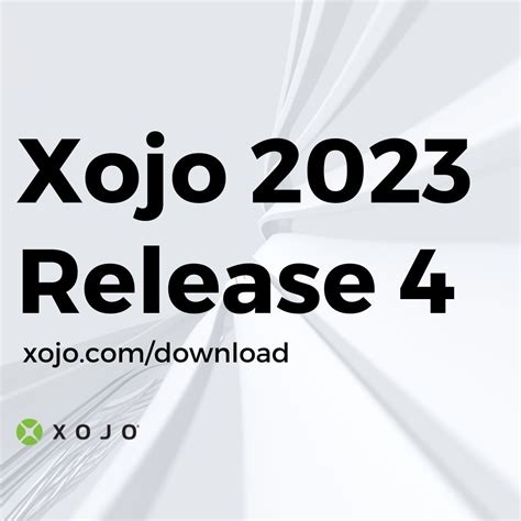 Xojo On Linkedin Xojo 2023r4 Release Techupdates