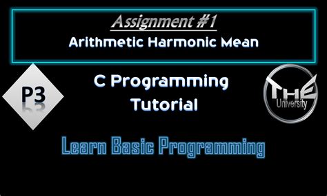 C Program To Find Arithmetic And Harmonic Mean The University
