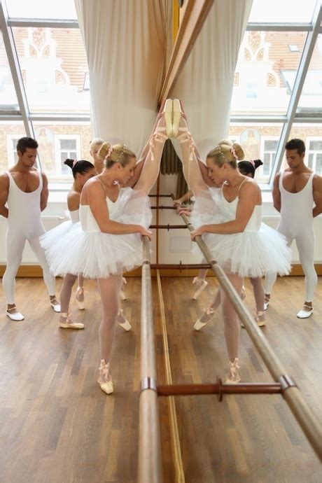 Three Skinny Teen Ballerinas Show Their Asses And Get Fucked By A