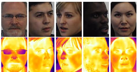 The Samples Of Visual And Thermal Facial Image Pairs In The