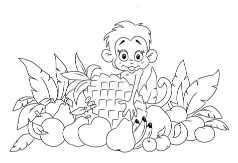 Χρωματίζοντας ευτυχής χαρακτήρας κινουμένων σχεδίων αχλαδιών Διανυσματική απεικόνιση