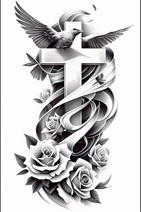 Crosses Tattoo Gallery Inkbyai Free Ai Tattoo Design Ideas