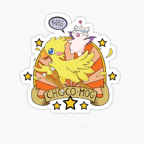 Choco Mog Sticker For Sale By Ladycerbero Redbubble