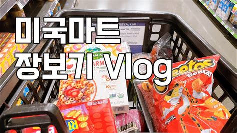 미국마트에서 🇺🇸 장보는 브이로그🛒41 장보기 Vlog 미국 시골 마트 미국 물가 Youtube