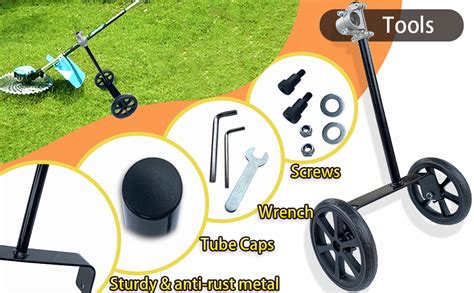 String Trimmer Support Wheel Attachment 6 Inch