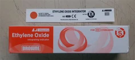 Tst Browne 2420 Ethylene Oxide Integrating Indicator Strips Class 5 Alpha Dentkart