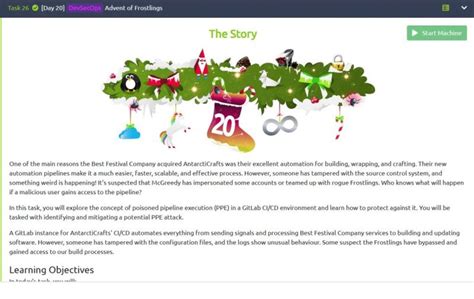 tryhackme day 20 how to secure ci cd pipelines paschal i ezeokemuo